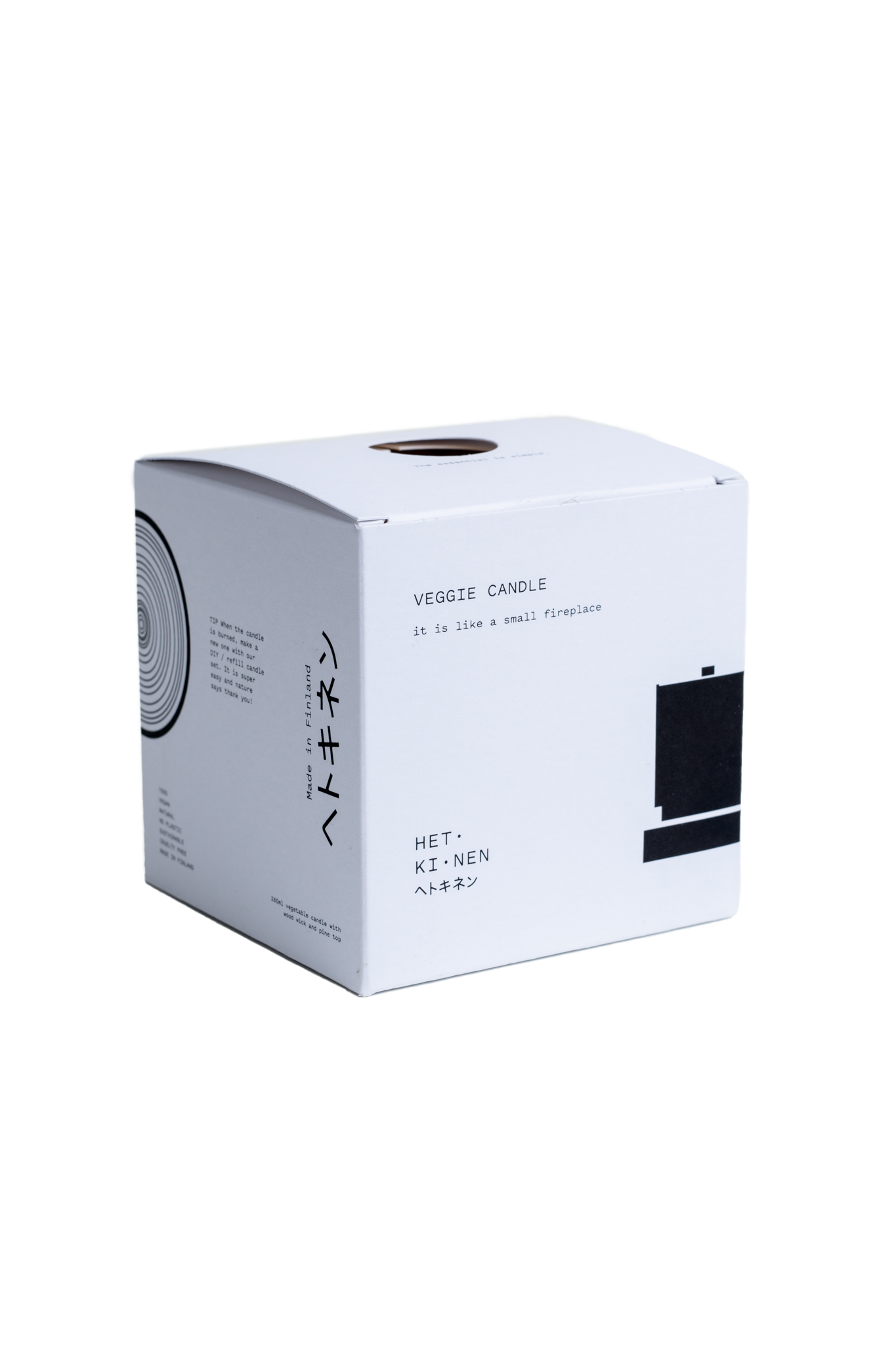 veggie candle kalevala round – Hetkinen